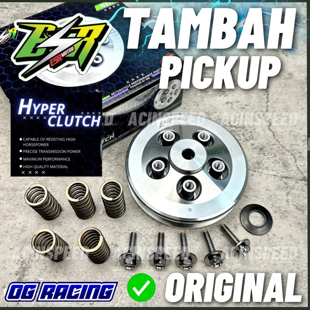 ORIGINAL ESR MOTOR HYPERCLUTCH 5 Spring/ Y15 Y16 LC135 4S V1-V8 LC135 ...