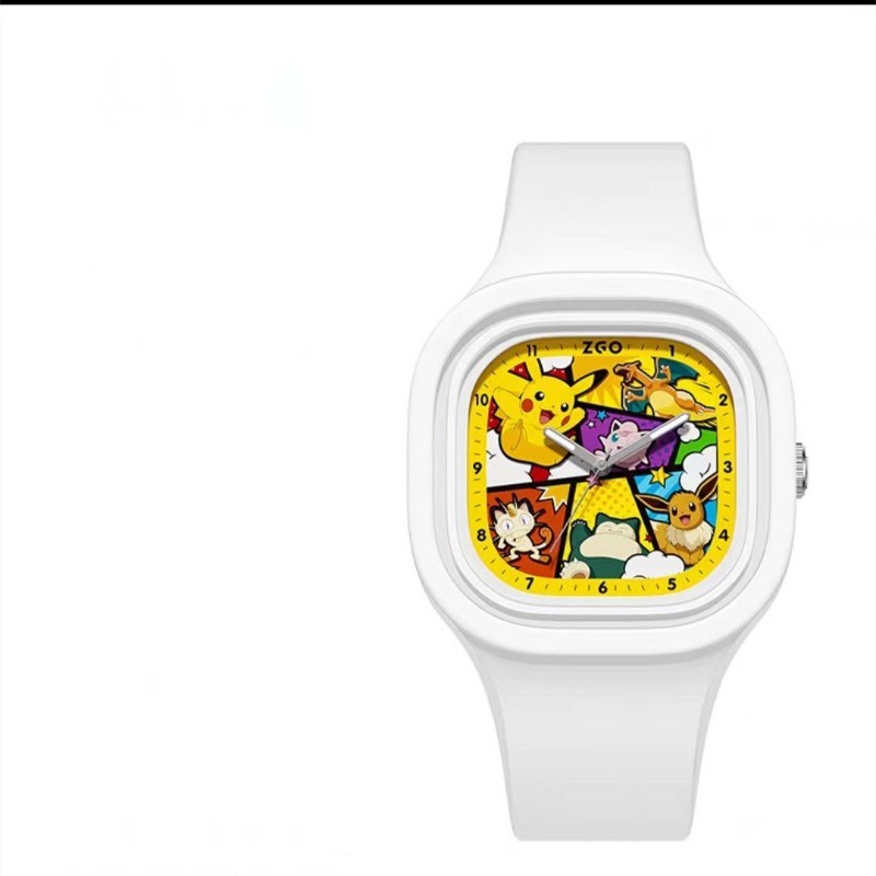 LED Pokemon Kids Watch Cute Cartoon Pikachu Watch for Boys Girls ...