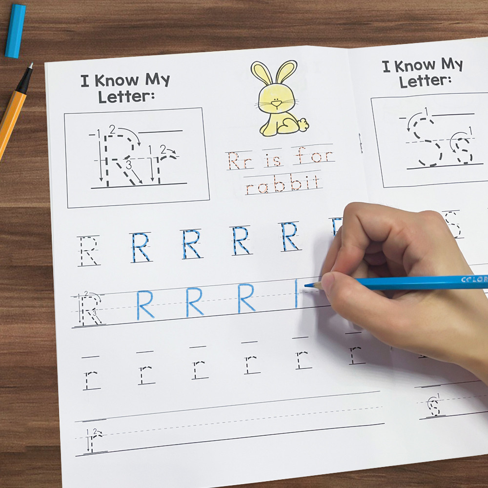 Letters & Numbers Tracing Workbook for Ages 3-6, Preschool Learning ...