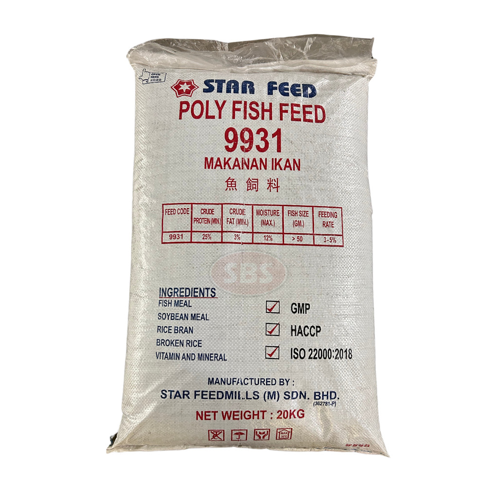 [1KG] [9931] [REPACK] Makanan Ikan Talapia,Keli,Ikan Air Tawar/Talapia ...