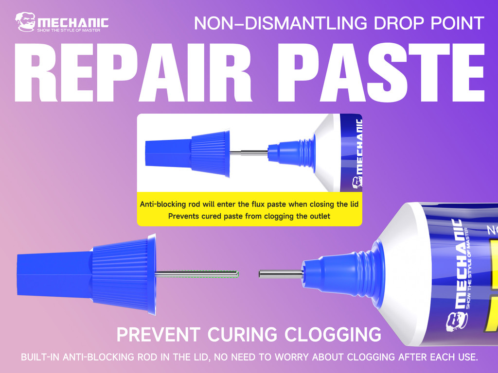 Mechanic G100 Repair Paste Fast Curing Drop Point No Dismantling Repair ...