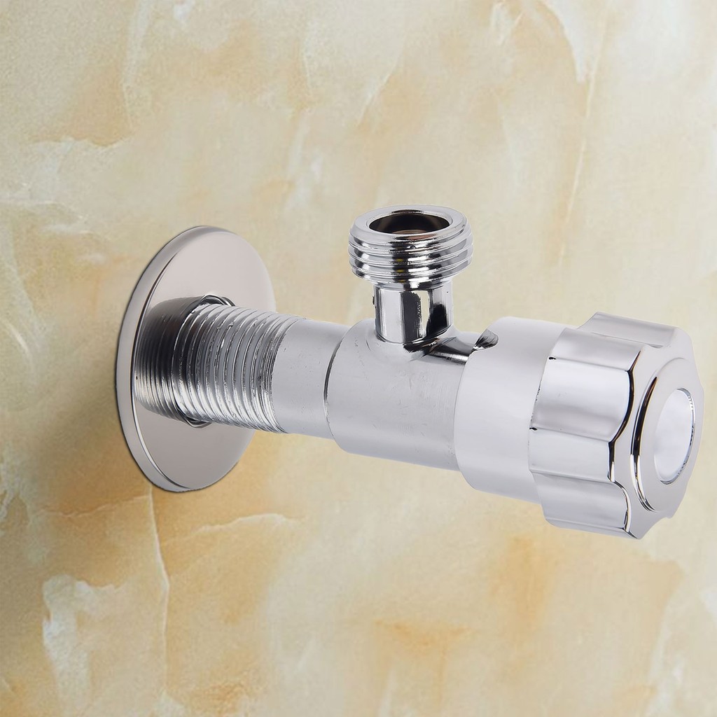 Alloy Hot And Cold Water Inlet Valve Bathroom Water Heater Stop Valve ...