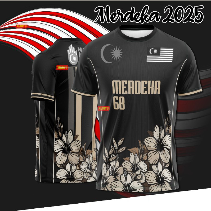 MALAYSIA MERDEKA 68 2025 SPECIAL DESIGN Baju Merdeka Budak Edition T ...