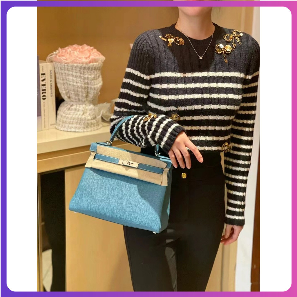 [New Product] Kelly 28/25 Inner Seam Genuine Leather First Layer Togo ...