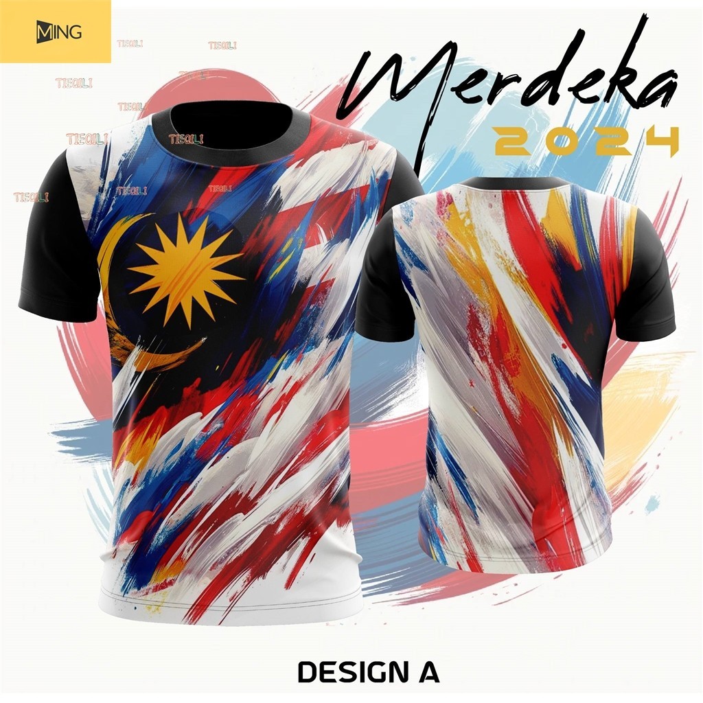 MING 2024 NEW DESIGN Merdeka 67 Tahun 2024 Sublimation Tshirt Keluarga ...