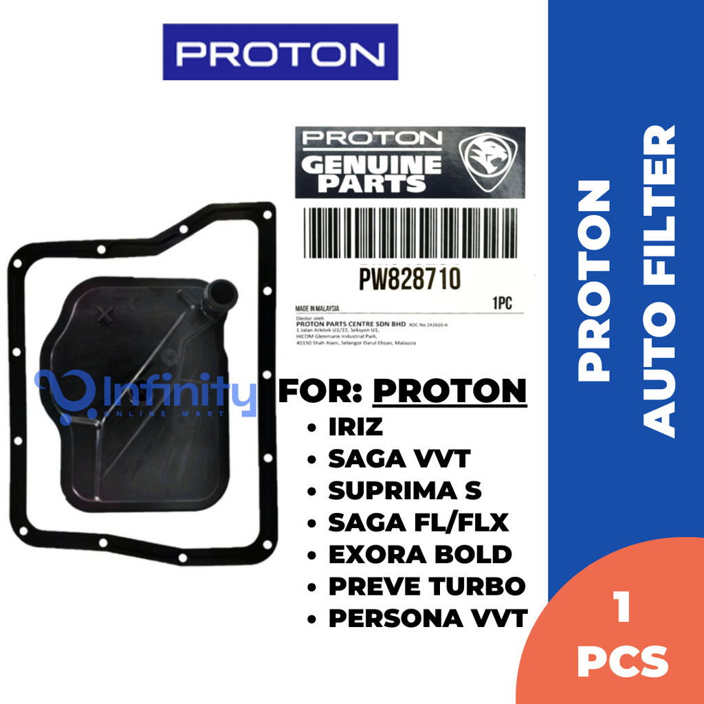 PROTON Auto Transmission Filter with Gasket PW828710 For Saga Flx & Vvt ...