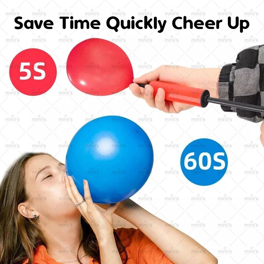 MINIIS PARTY Balloon Pump Balloon Hand Pump Balloon Small Hand Pump ...