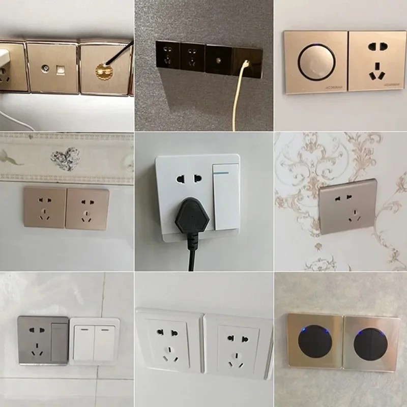 10PCS 86 Type Cassette Repairer Dark Box - Switch Old Socket Boxes ...
