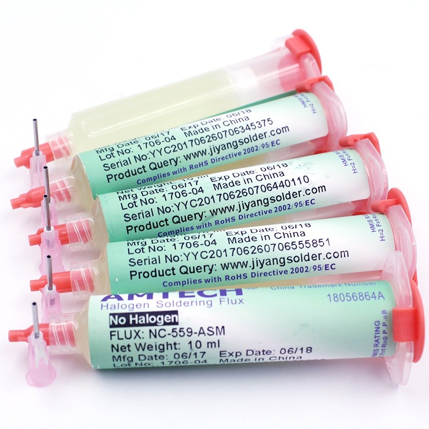 5 PCS 100% Original AMTECH 559-ASM BGA PCB No-Clean Solder Paste ...