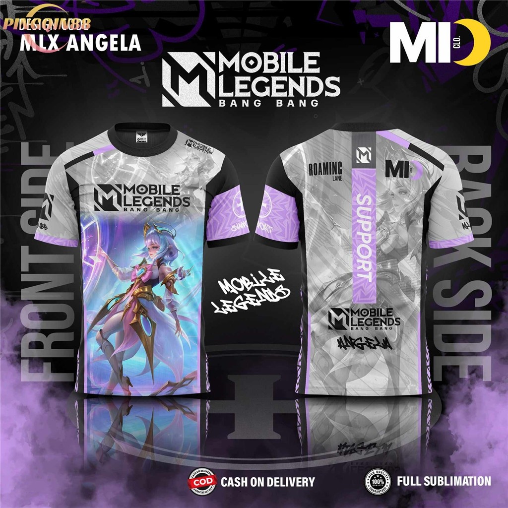 MLBB Sublimation Edition Premium-Spandex Mobile Legends Tees High ...