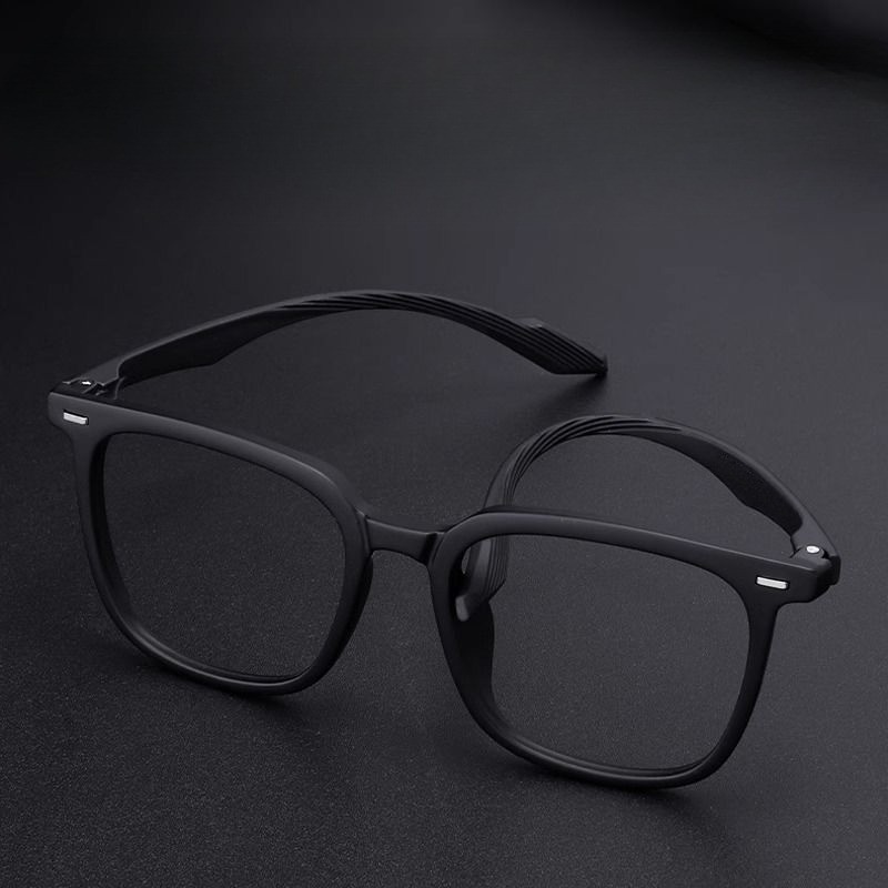 Anti-radiation Eyeglasses Fashion Oversize Square Big Frame Women Men ...