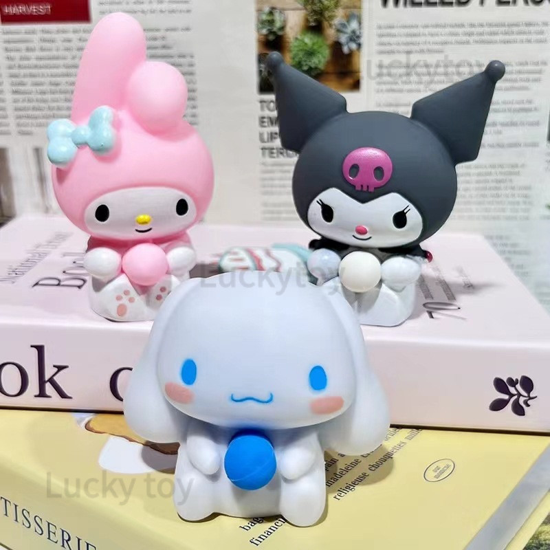 Cute Sanrio Spit Bubble Doll Toys Kuromi Melody Squishy Toys Pinch Slow ...