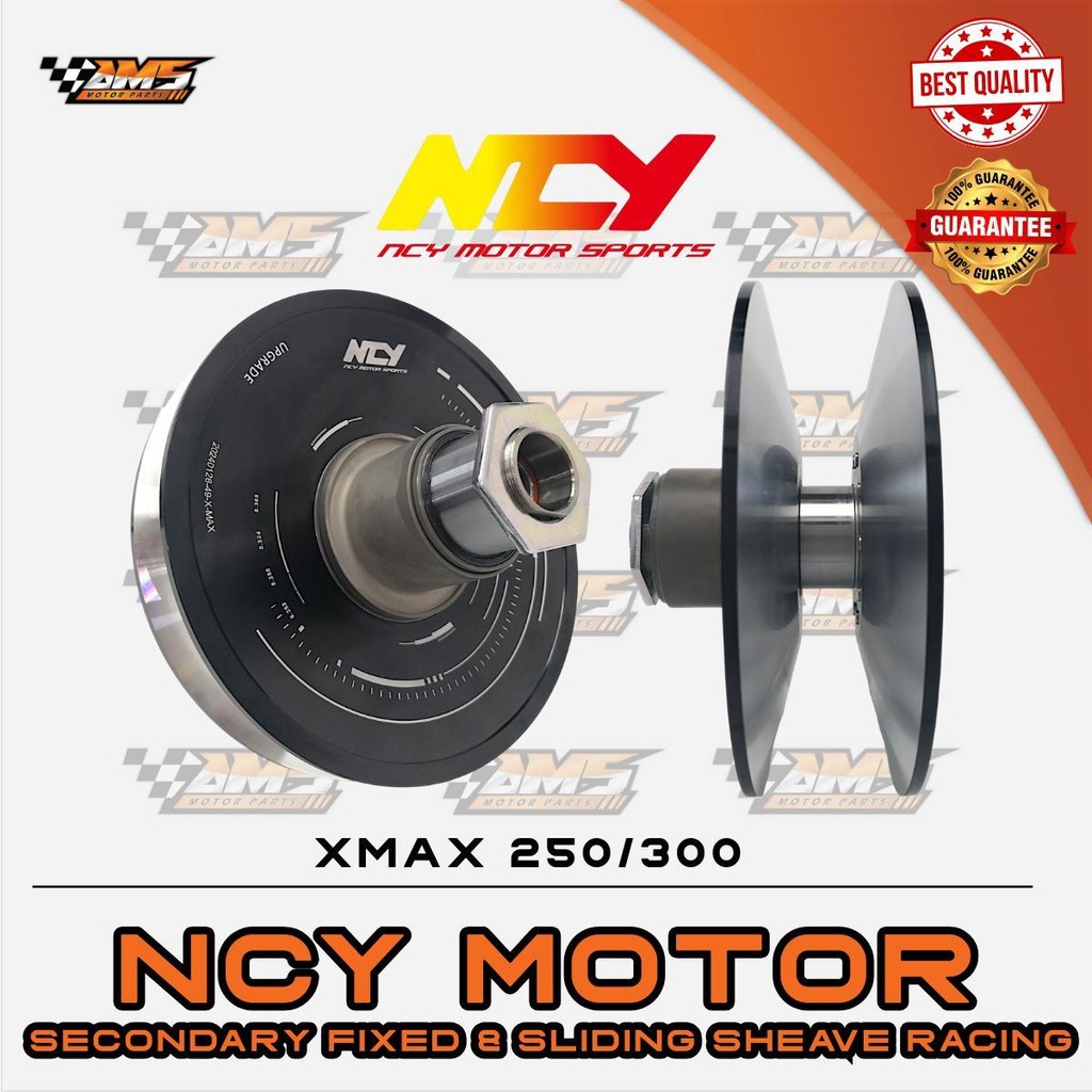 XMAX 250/300 NCY MOTOR SECONDARY FIXED & SLIDING SHEAVE RACING | Shopee ...