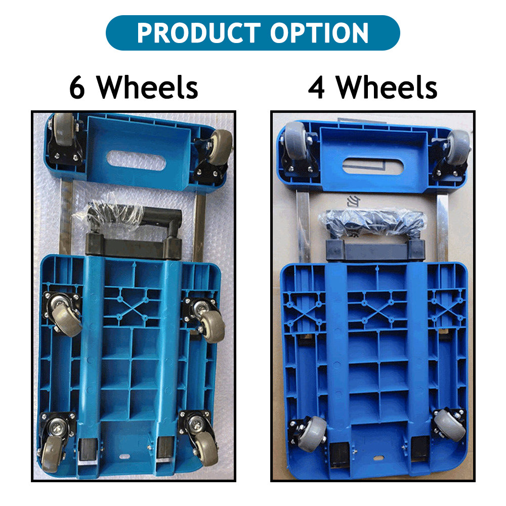 [200KG] Borong365 Foldable Trolley Portable Hand Truck Troli Berlipat ...