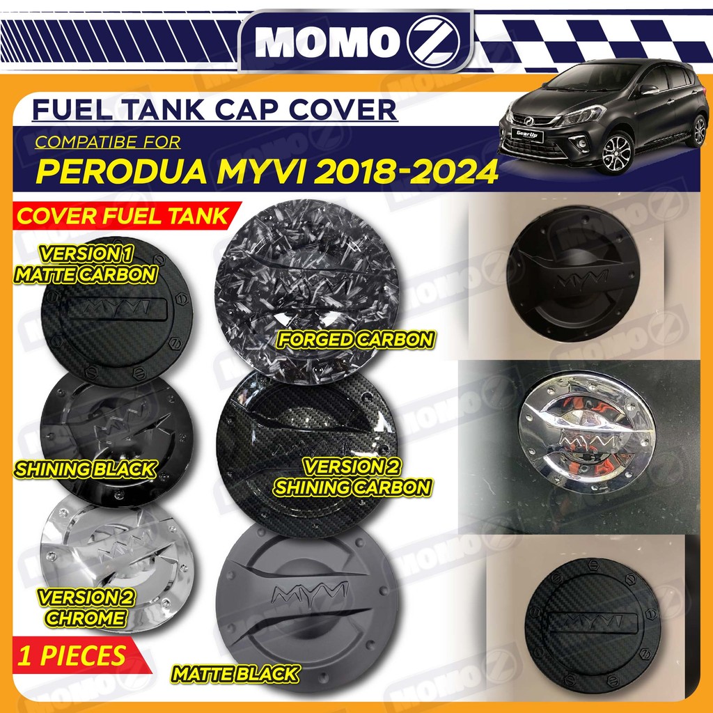 Car Perodua MYVI 2018 - 2024 Fuel Tank Cap Gas Cover Trim Chrome ...
