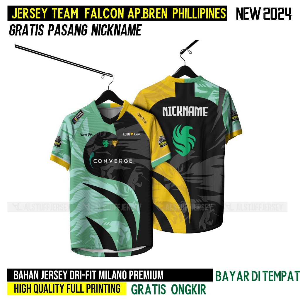 Jersey Falcon AP BREN MPL PH Season 14 2024 Latest Premium Free ...