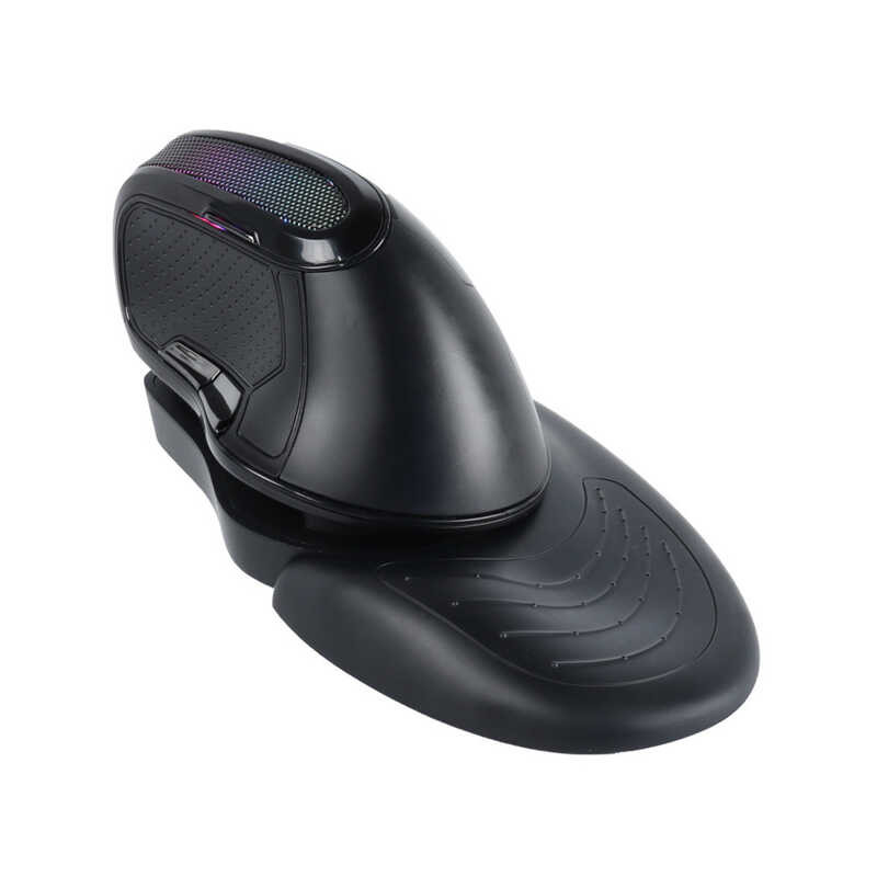 Ergonomic Vertical Wireless Mouse Adjustable Angle Colored Lights ...