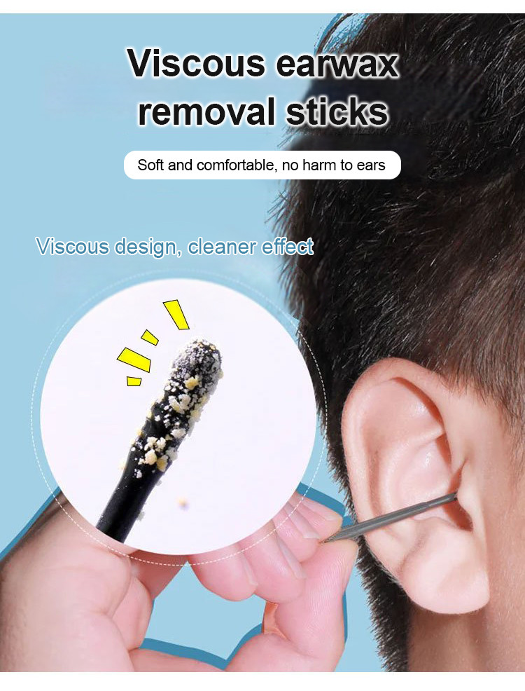 【Disposable Hygienic】FM Adhesive Ear/Nose Cleaning Swabs For Earwax ...