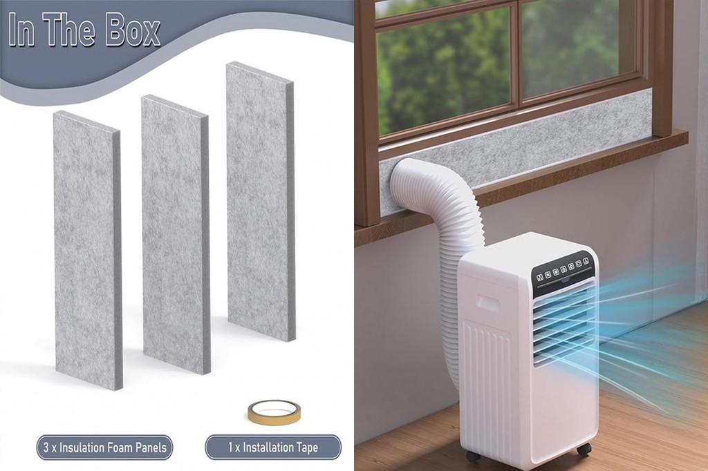 KA* Air Conditioner Window Insulation Foam Board Air Conditioner ...