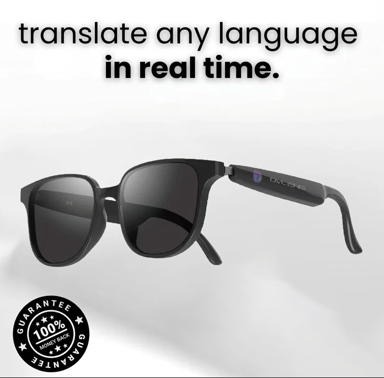 Realtime ai translation translating glasses Eyeglasses Ultralow power ...