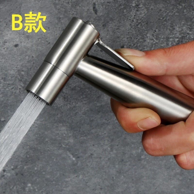 304 Stainless Steel Brushed Pressurized Flusher Toilet Spray Gun Women ...