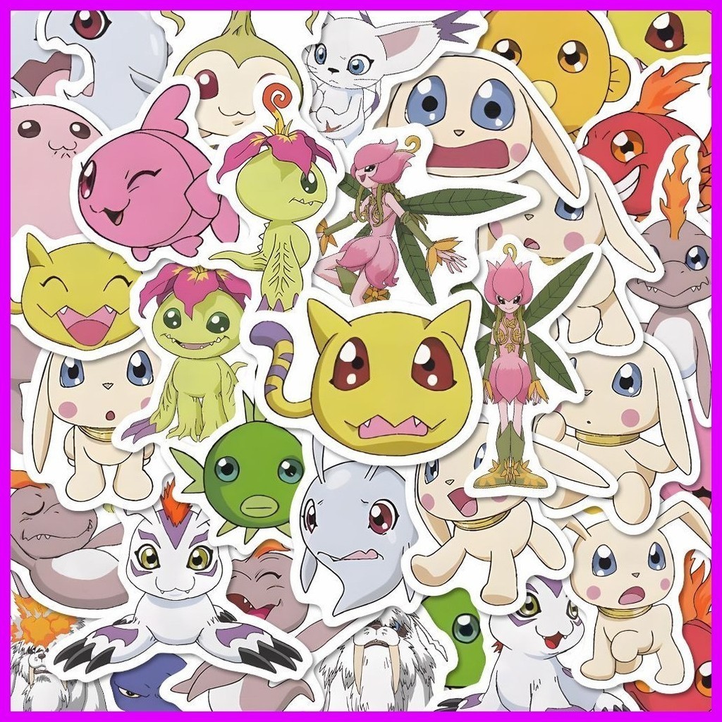 Stickers Digital Monster (64 Sheets) Guilmon Digimon Adventure Stickers ...