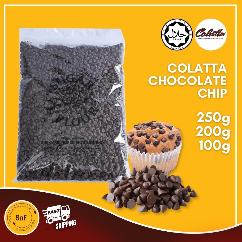 Colatta Premium Chocolate Chip Large Medium Mini Size Halal Coklat Cip ...