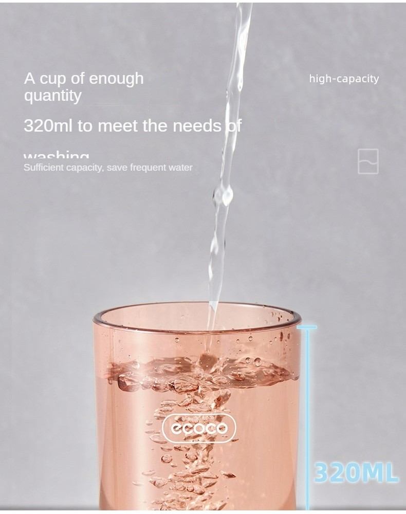 LODER ECOCO Luxury 320ml Toothbrush and Toothpaste Holder Mouthwash ...