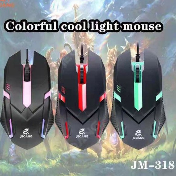 MOUSE Gaming Mouse USB Optical Mouse Universal Mouse Colorful Luminous ...