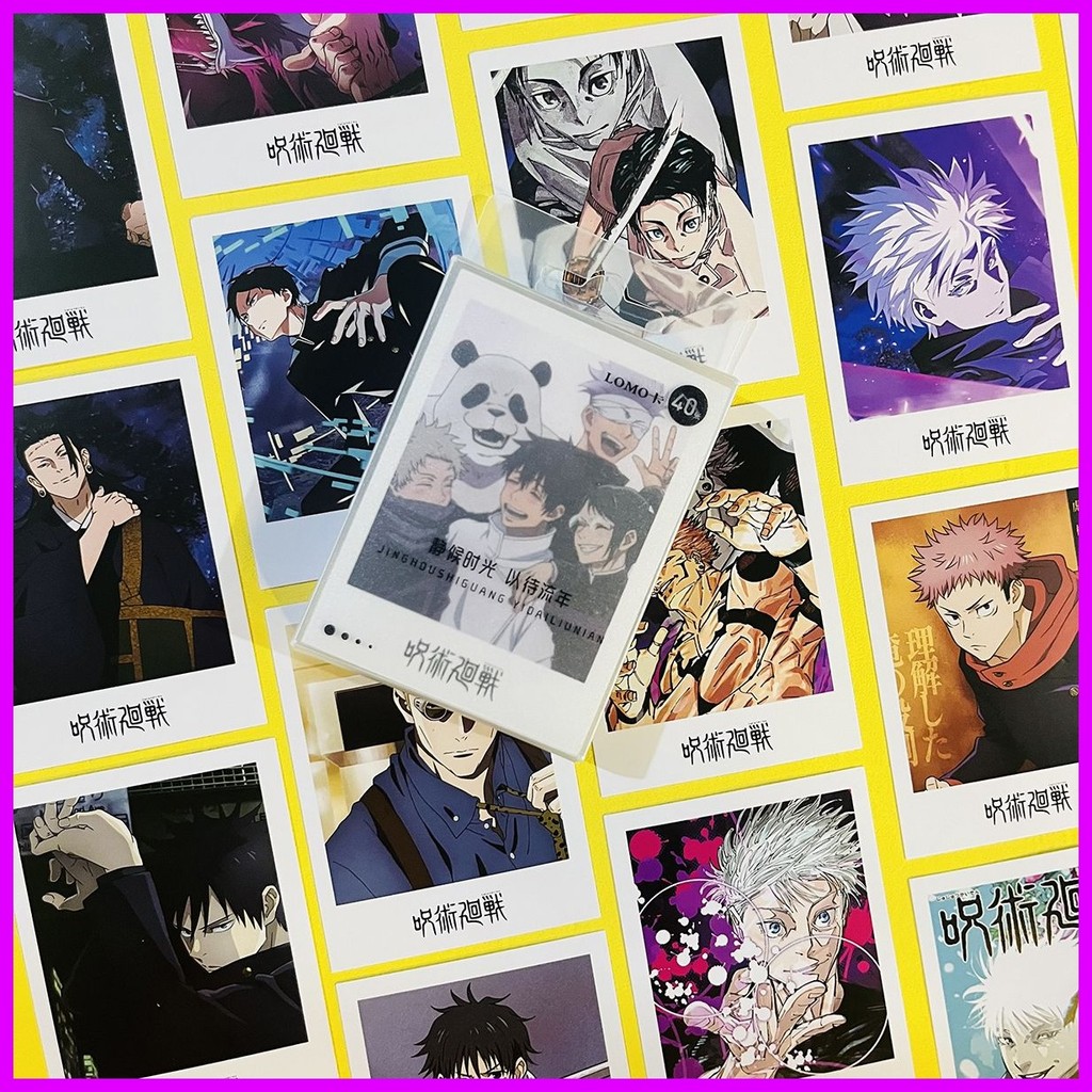 Lomo Card Jujutsu Kaisen Gojo Satoru Itadori Yuji Spell Fighting Gojo ...