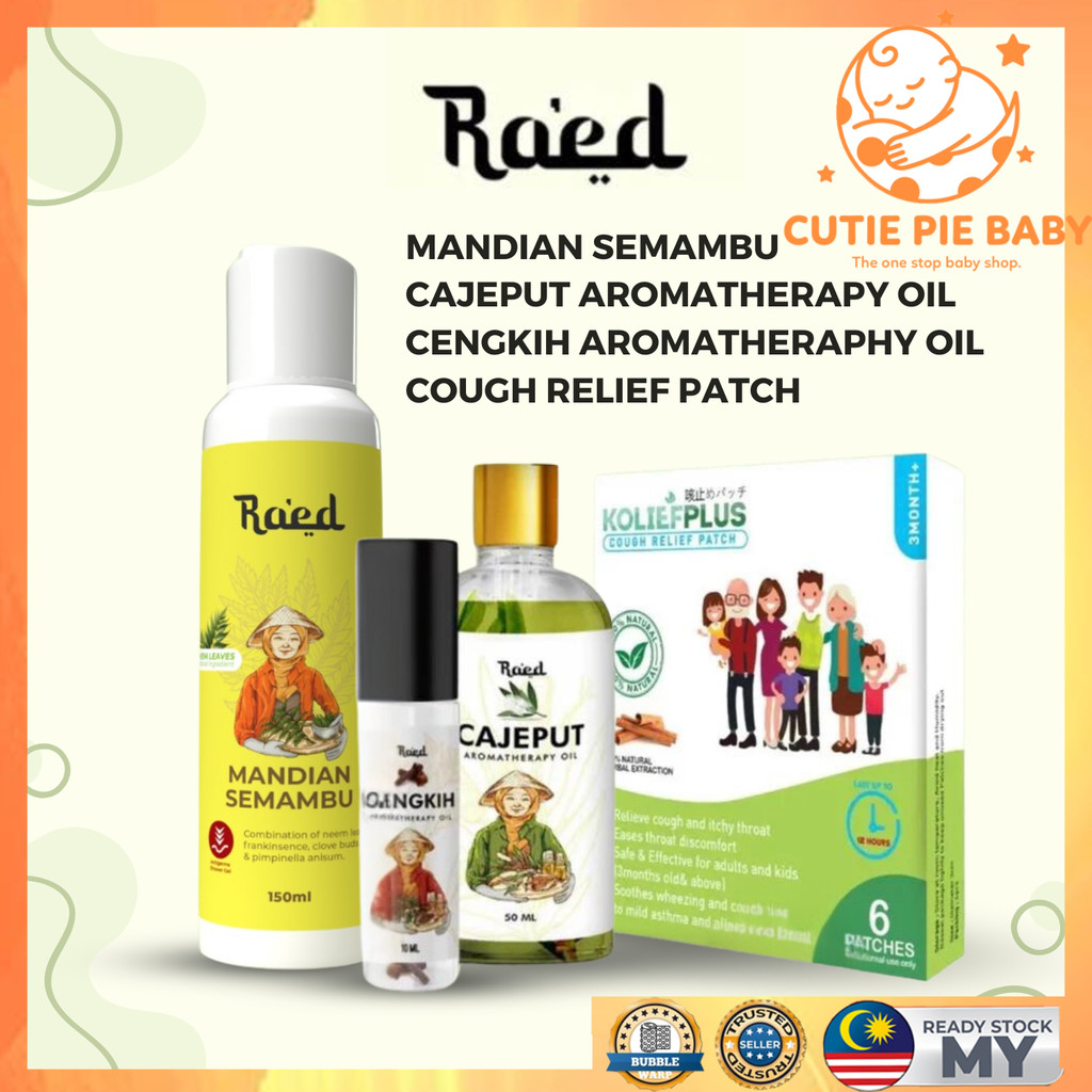 Raed Minyak Cengkih KoliefPlus Coughrelief Patch Batuk Mandian Semambu ...