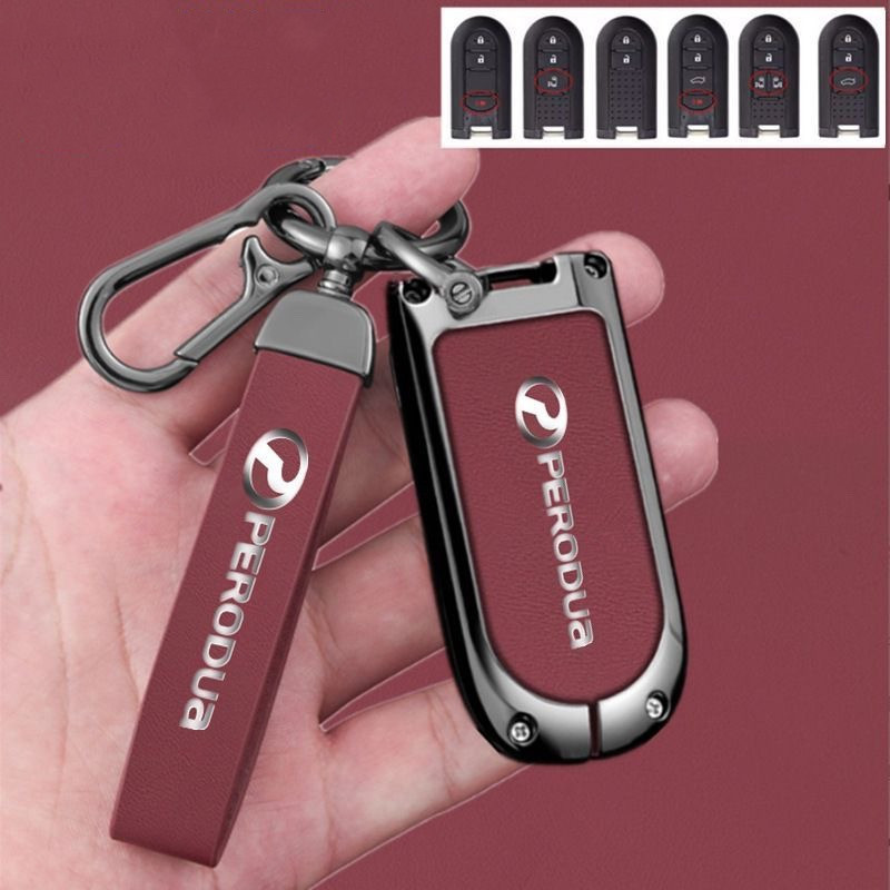 Zinc Alloy Car Key Cover for Perodua Axia 2023 2024 Ativa Alza Myvi ...