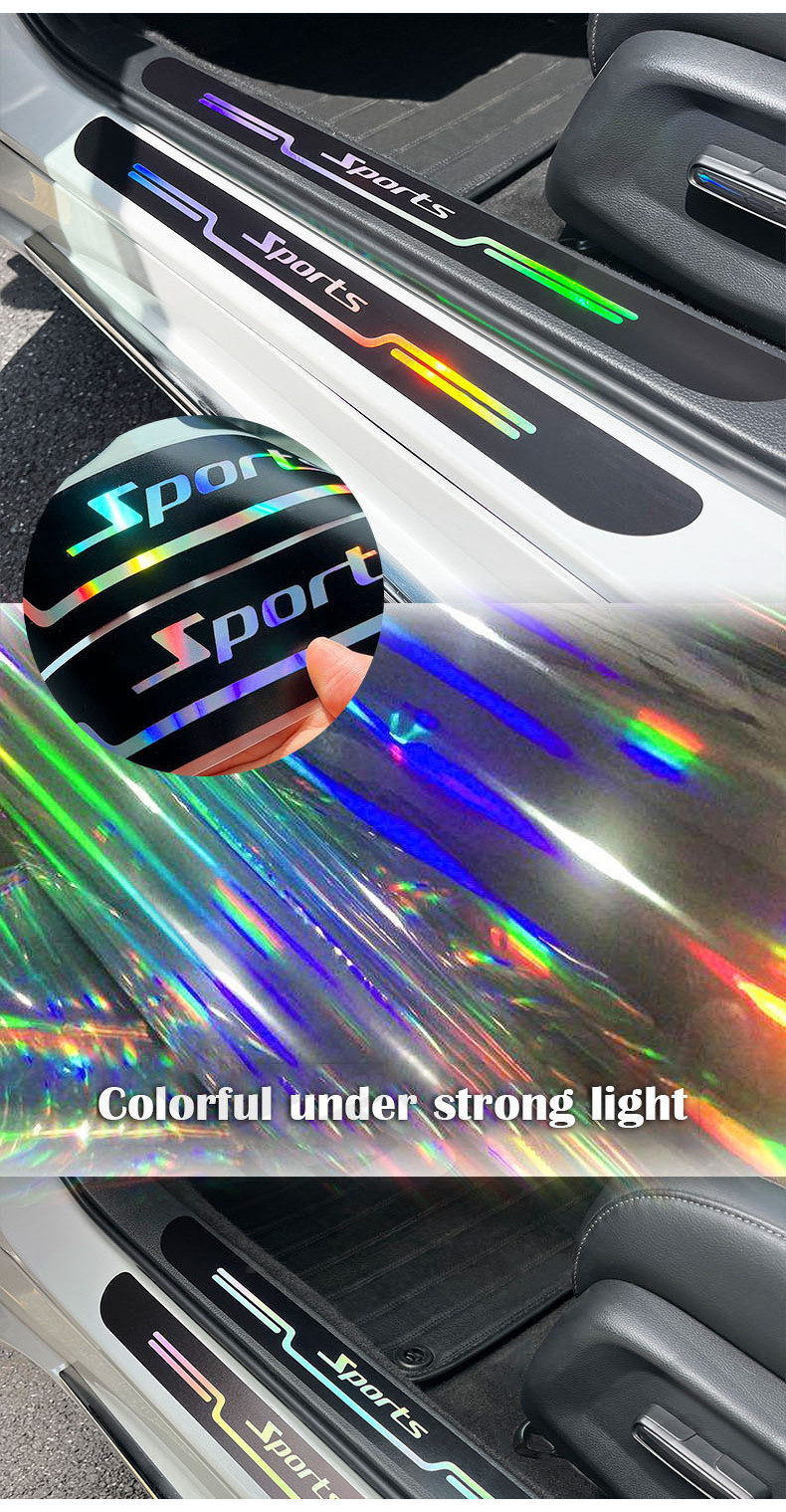 Toyota Corolla Cross 2024 New Car Laser Sill Sticker Car Door Threshold ...