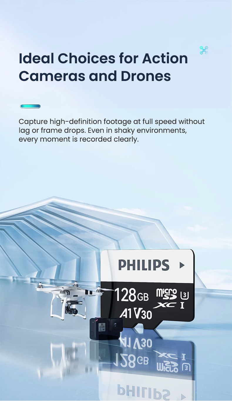 Philips High Speed Micro SD Card TFCard Memory Cards 64G/128G/256G ...