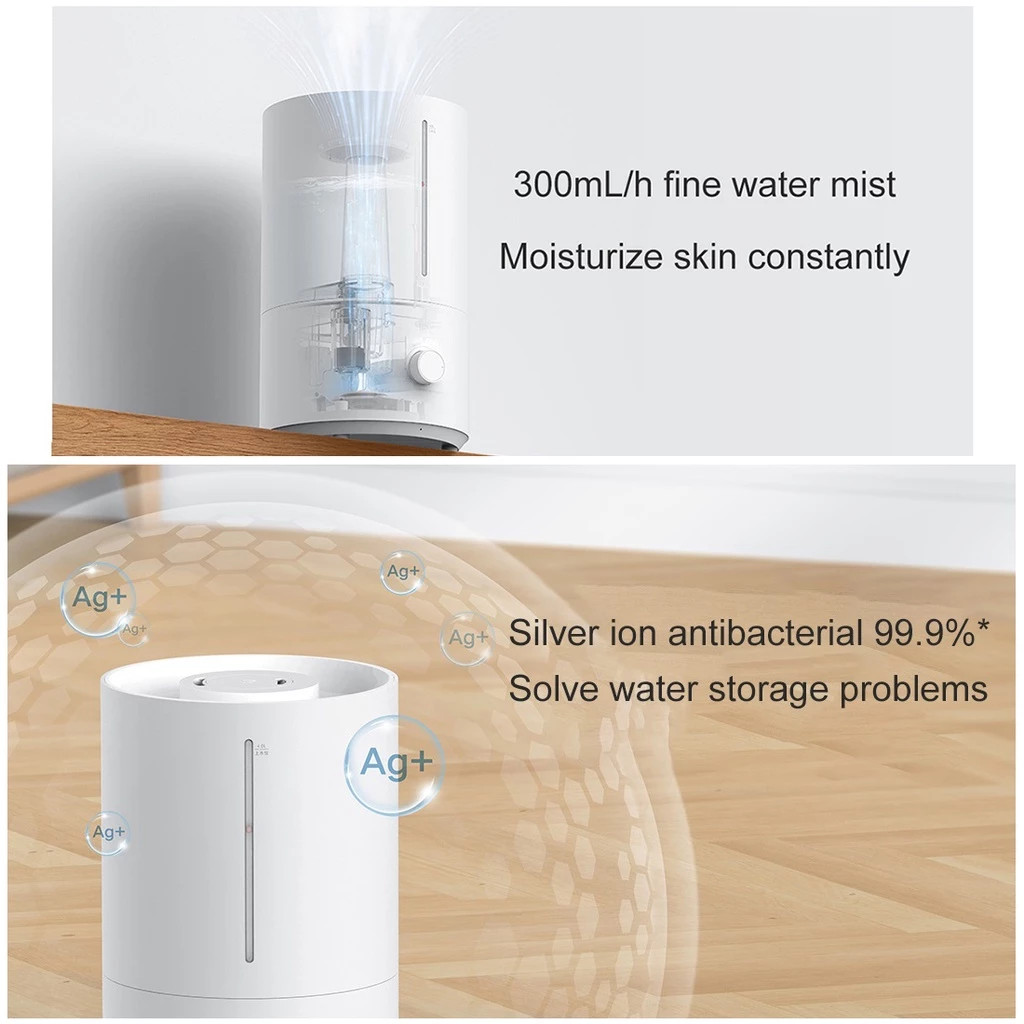 Xiaomi Air Humidifier 2 Silver Ion 99% Antibacterial 300ml/h Mist Maker ...