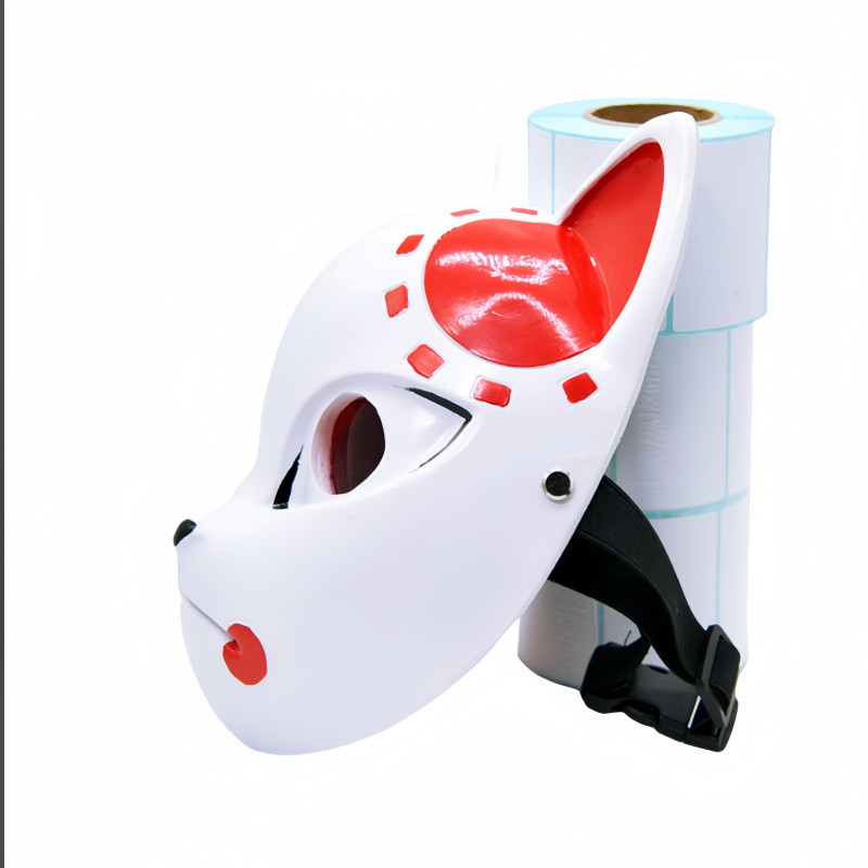 Demon Resin Slayer Sabito Mask With Black And Red Eyes For And ...