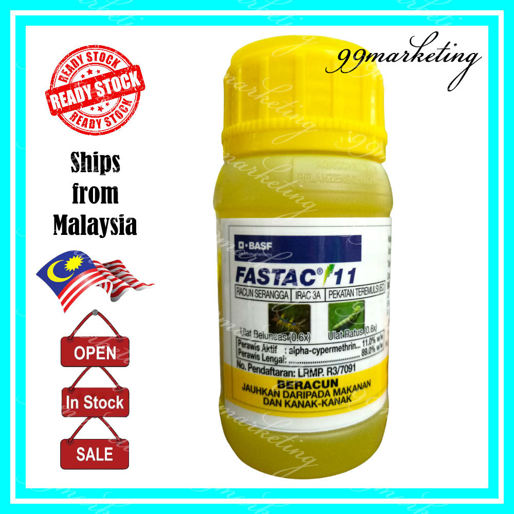 BASF Fastac 11 250ML Alpha-Cypermethrin 11% Leafhopper Insecticide ...