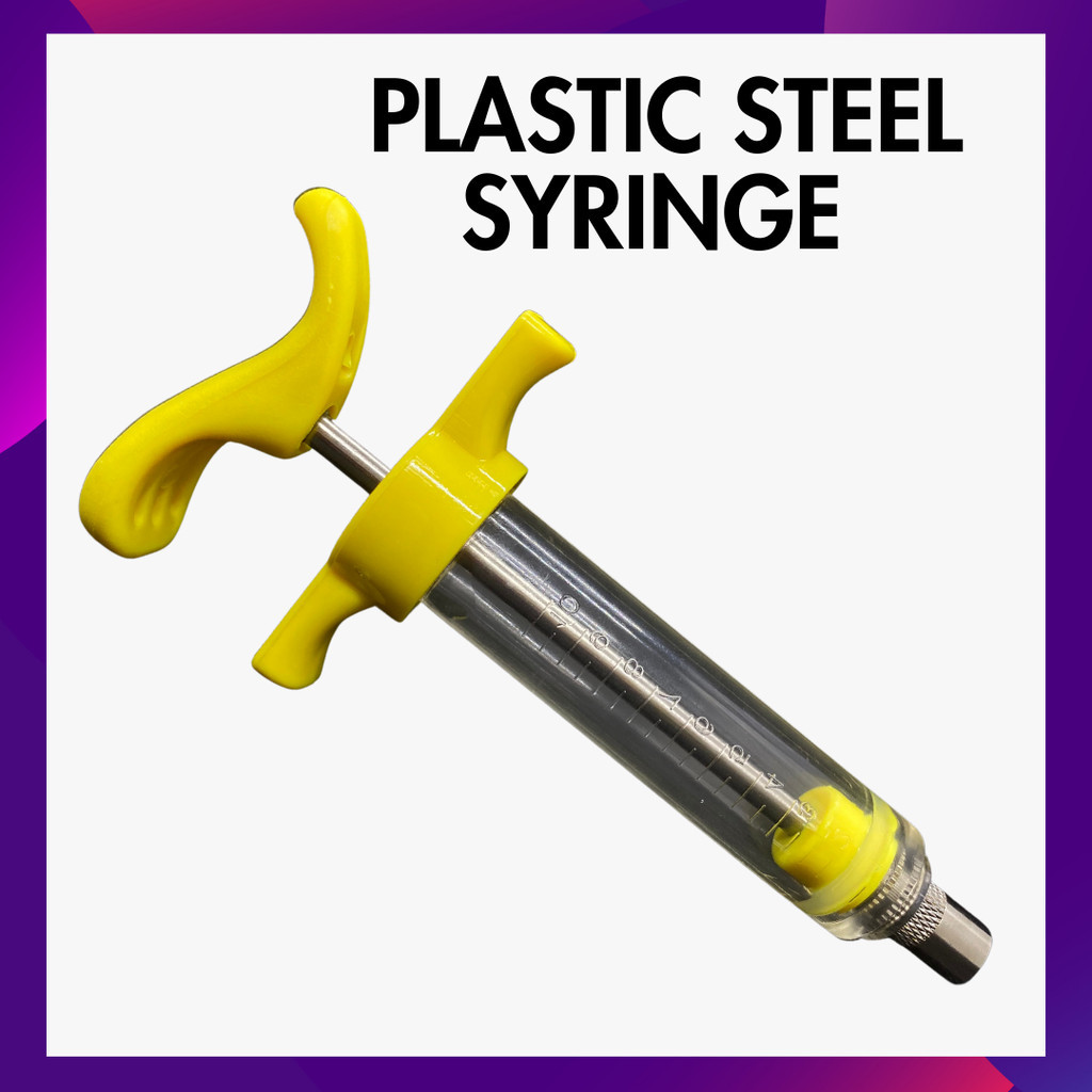 [10/20/30ml] Multipurpose Plastic Steel Syringe | Picagari | Shopee ...