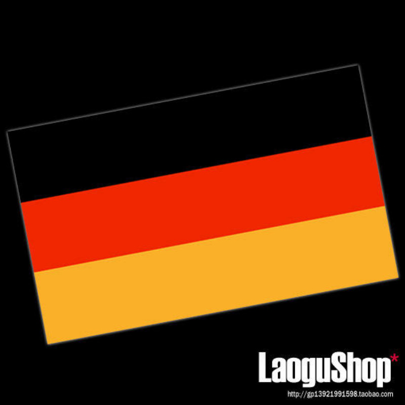 ** Ready Stock ** Reflective German Flag Stickers Body Modified Car ...