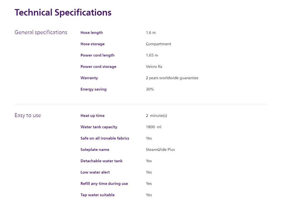 Philips PerfectCare 6000 Series Steam Generator (PSG6024/30 PSG6024 ...