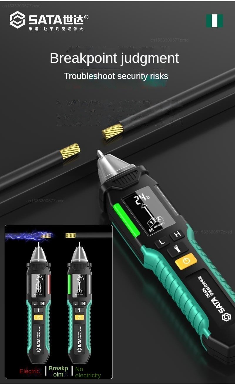 SATA Smart Electric Indicator Pen Non-Contract Cordless Induction ...