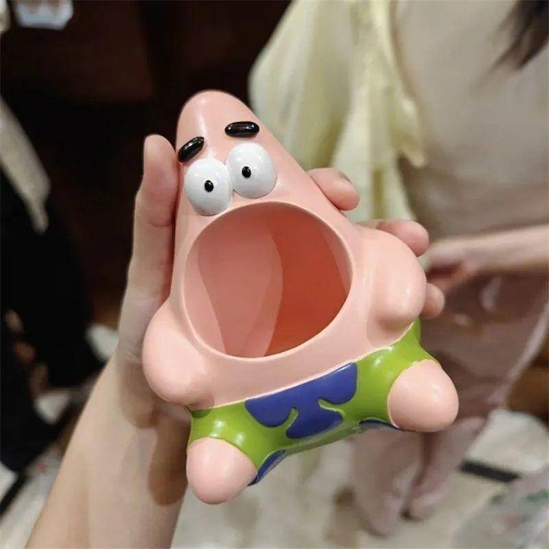 Creative SpongeBob Patrick Star Pen Holder Desktop Stationery Pen ...