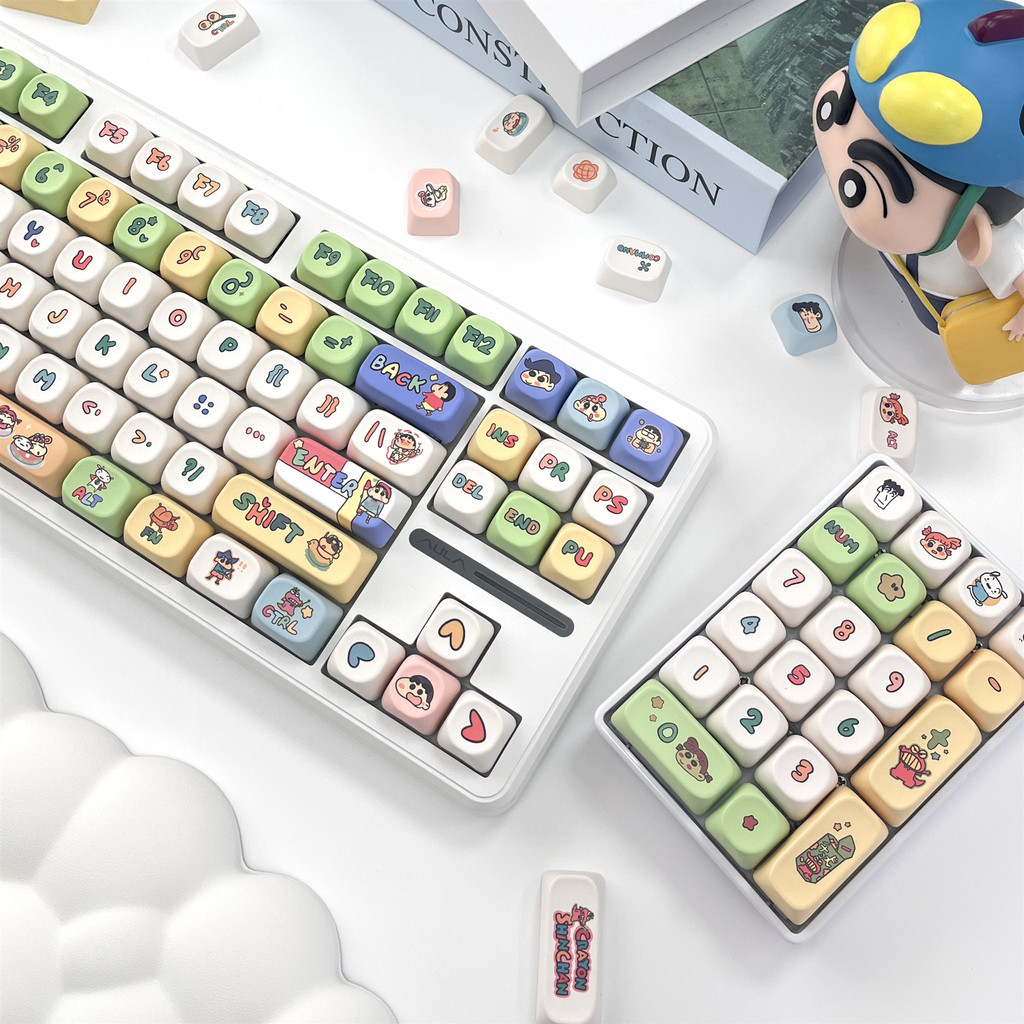 Crayon Shin-chan Keycap MOA Profile PBT Thermal Dye Sublimation Cute ...