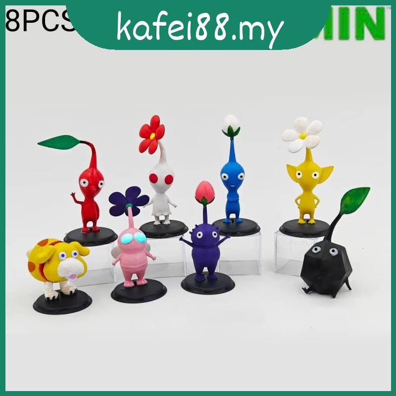 Purple Collectible Pikmin Figurine Authentic Anime Height 10cm Design ...