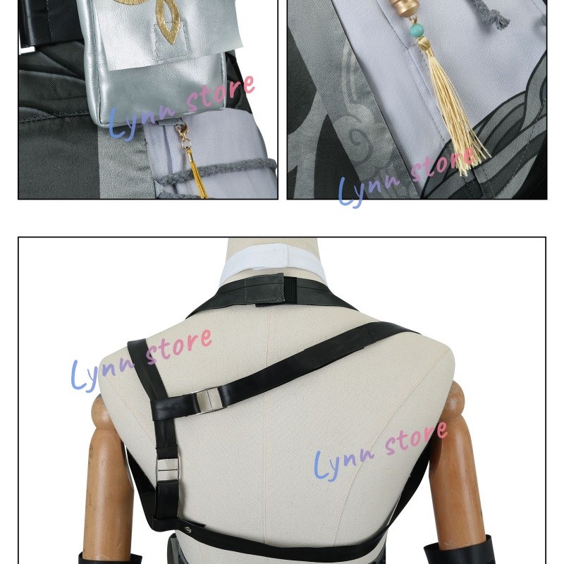 WUTHERING WAVES Female ROVER Cosplay Costumes Wig Set ROVER Uniform ...