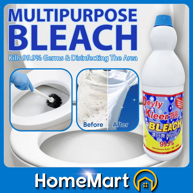Peluntur Bleach 1L Multipurpose Stains Remover Kills Germs Bleaching ...