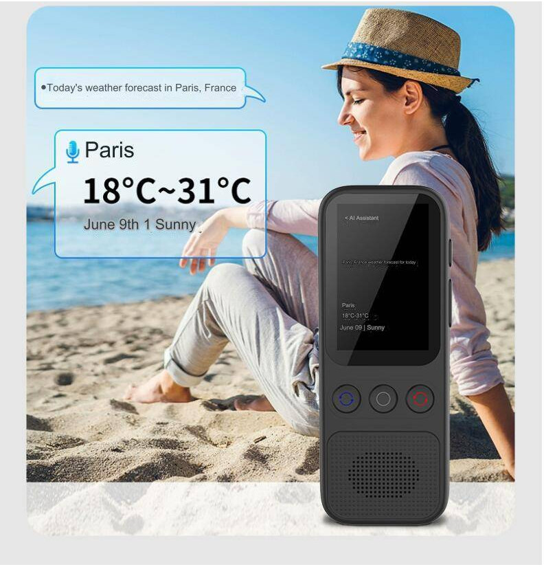 S80 S85 PRO Language AI ChatGPT Translator Device with 138 Languages ...