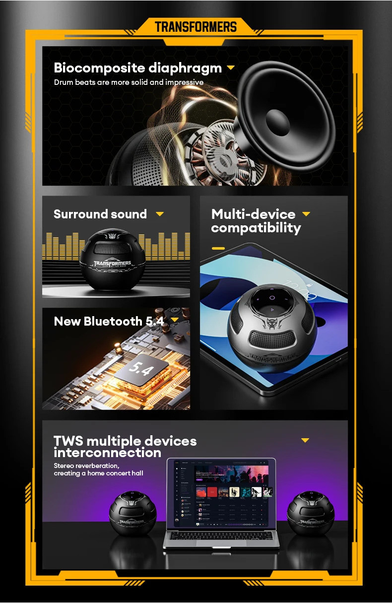 Choice TRANSFORMERS TF-Y17 Speaker Outdoor Long Endurance Loudspeaker ...