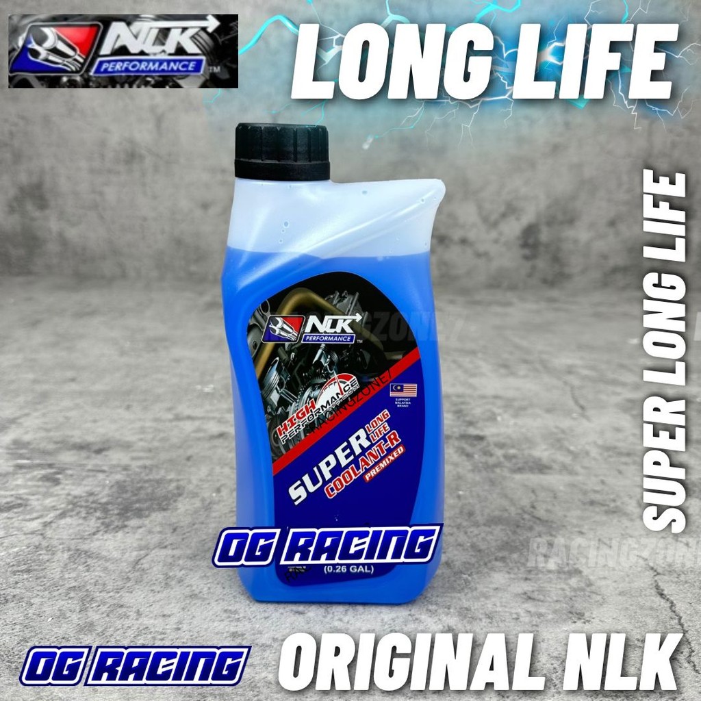 NLK PERFORMANCE SUPER LONG LIFE COOLANT-R PREMIXED 1LITER BLUE COLOUR ...