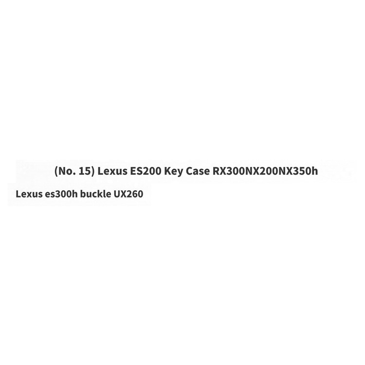 Car Keychain Lexus RX LM NX ES UX is250 rx300 rx350 ct200h es250 nx350 ...
